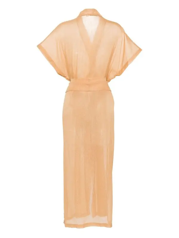 PARAMIDONNA Aria Belted Maxi Kimono