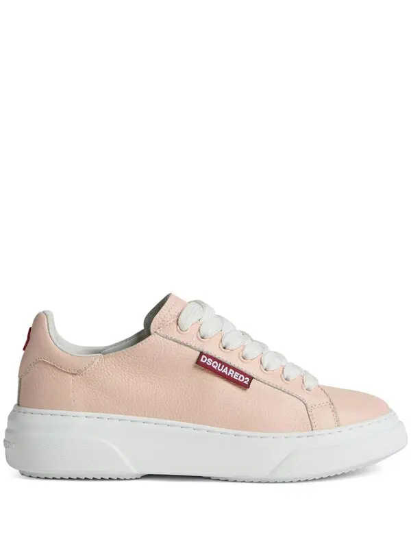 Dsquared2 Logo-embossed Lace-up Sneakers - Pink
