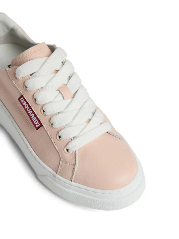 Dsquared2 Logo-embossed Lace-up Sneakers - Pink