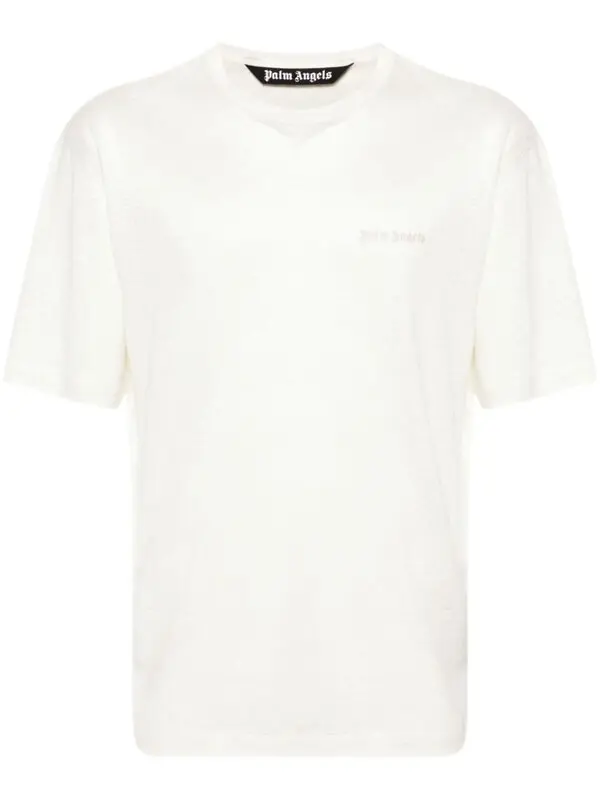 Palm Angels Semi-sheer Linen T-shirt