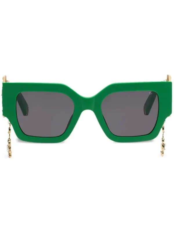 Philipp Plein Exclusive Oversized Sunglasses - Green