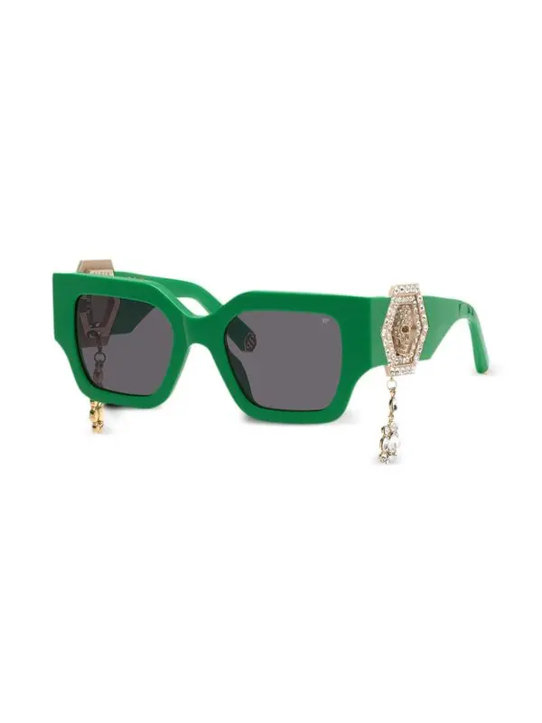 Philipp Plein Exclusive Oversized Sunglasses - Green