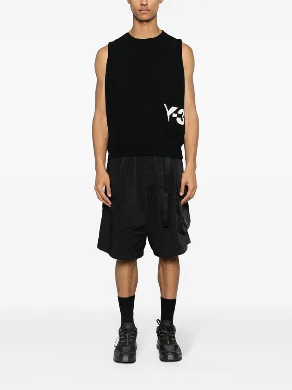 Y3 X Adidas Logo-intarsia Vest