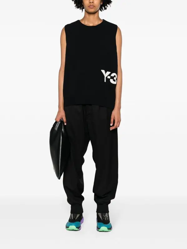 Y3 X Adidas Logo-intarsia Vest