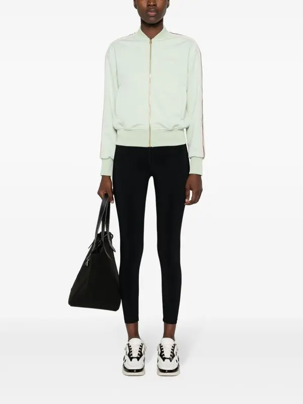Palm Angels Classic Logo Track Bomber Jacket - Green
