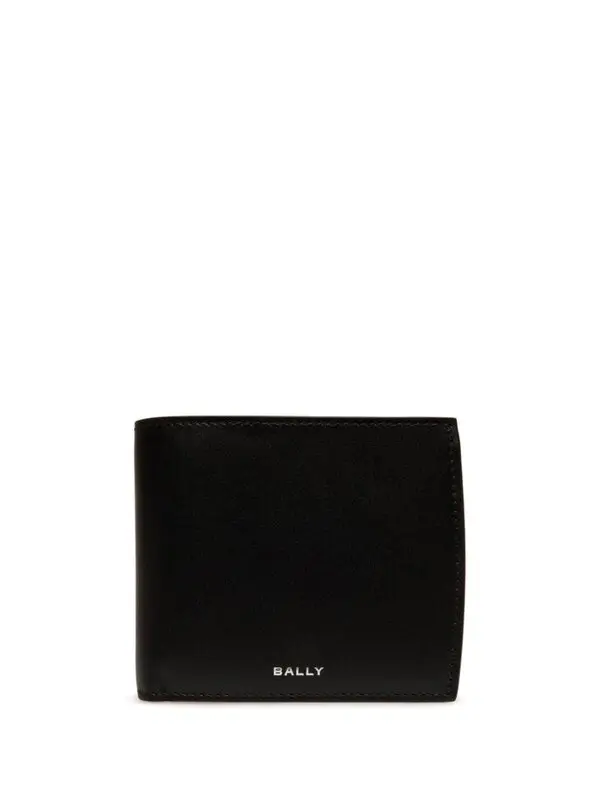 Bally Bi-fold Leather Wallet - Black