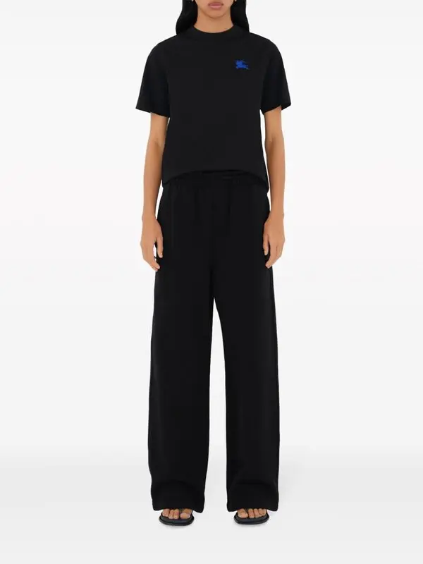 Burberry Cotton T-shirt With Equestrian Knight Motif