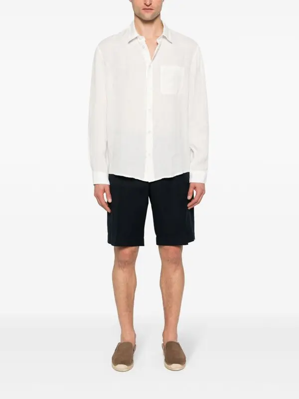 A.p.c. Cassel Logo-embroidered Shirt - White