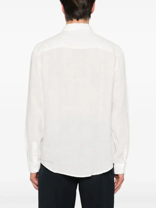 A.p.c. Cassel Logo-embroidered Shirt - White
