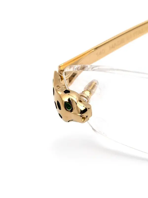 CARTIER Rectangle-frame Rimless Glasses