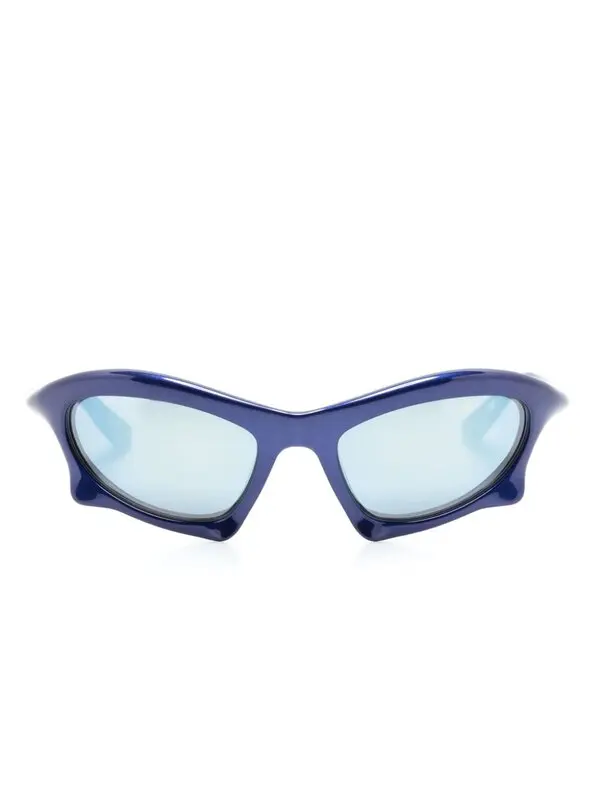 Balenciaga Oversize-frame Sunglasses - Blue