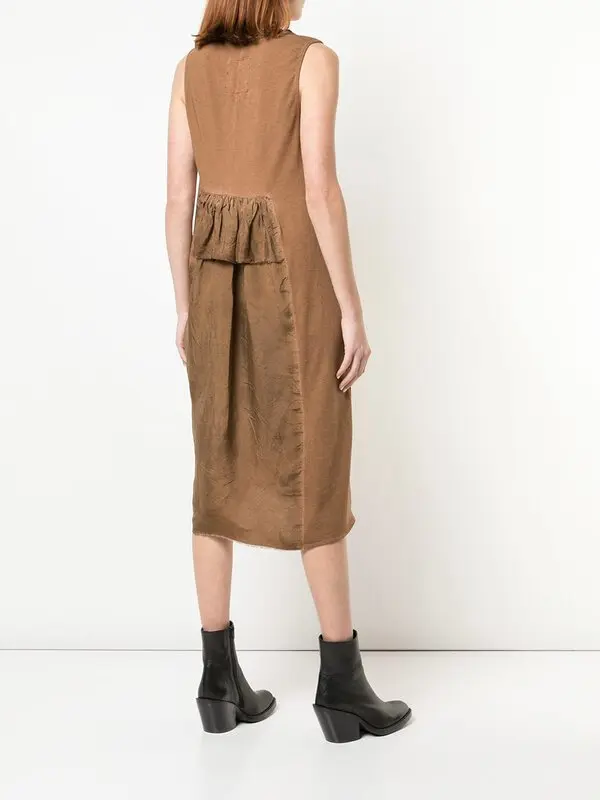 UMA WANG Sleeveless Midi Dress