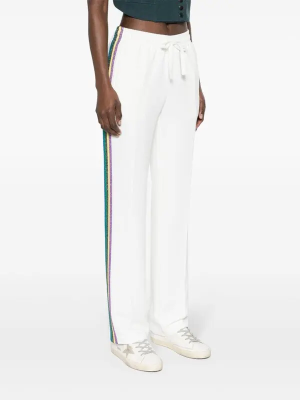 Zadig&Voltaire Pomy Stripe-detail Crepe Trousers