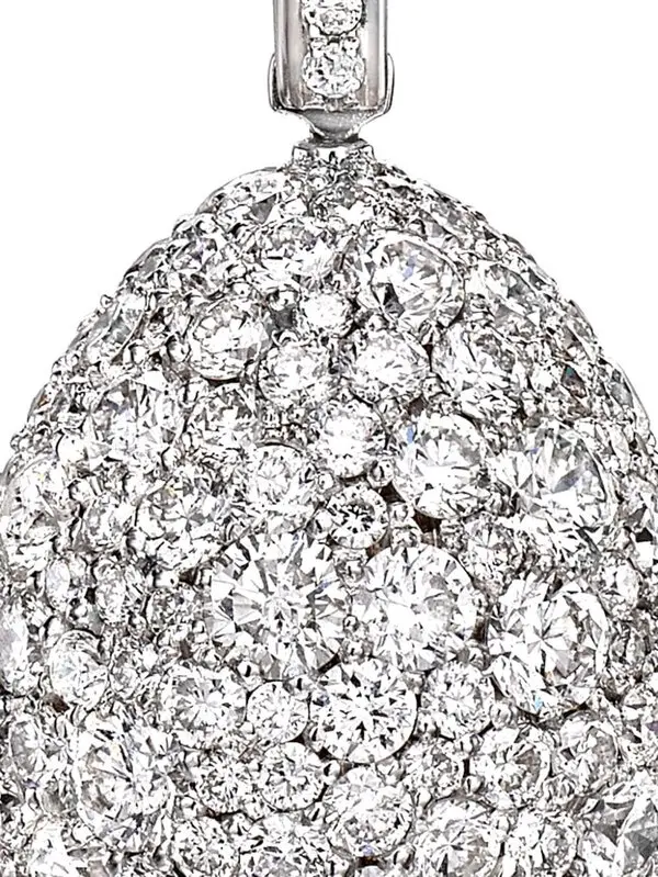 Faberge 18kt White Gold Diamond Charm