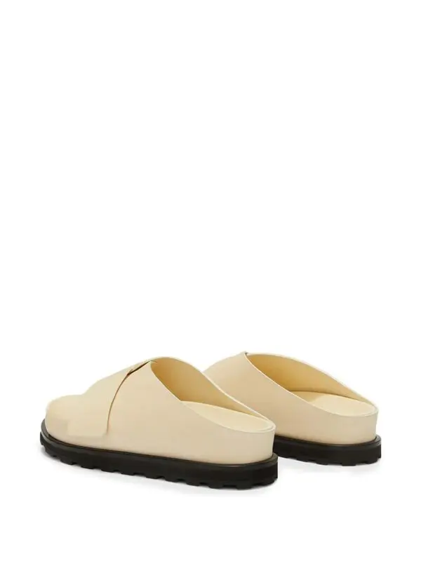 JIL SANDER Platform Leather Slides