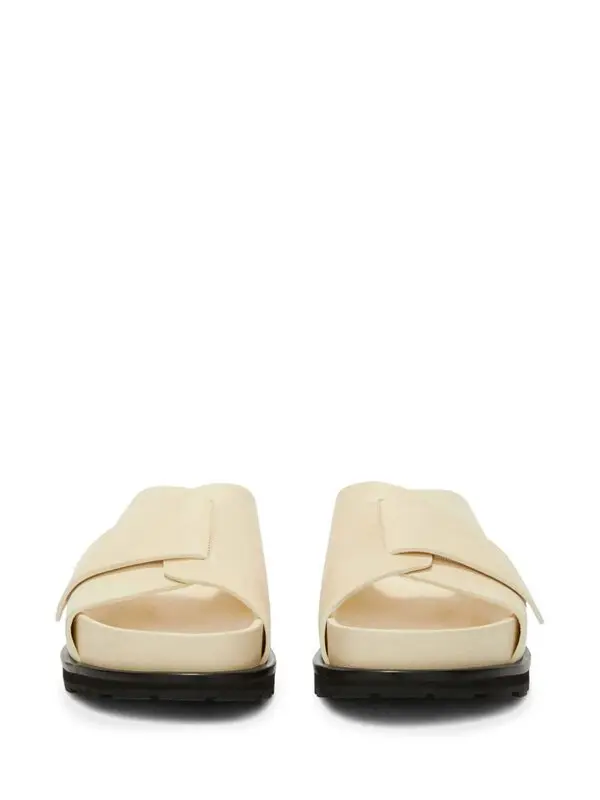 JIL SANDER Platform Leather Slides