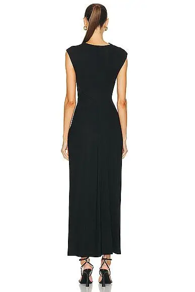 Simkhai Acacia Sleeveless Midi Dress - Black