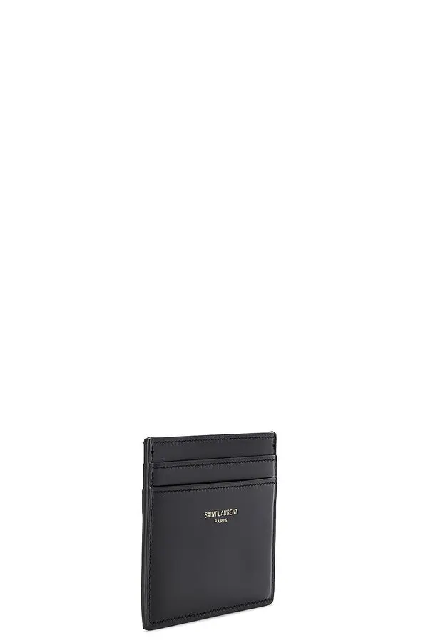 Saint Laurent Card Case In Black