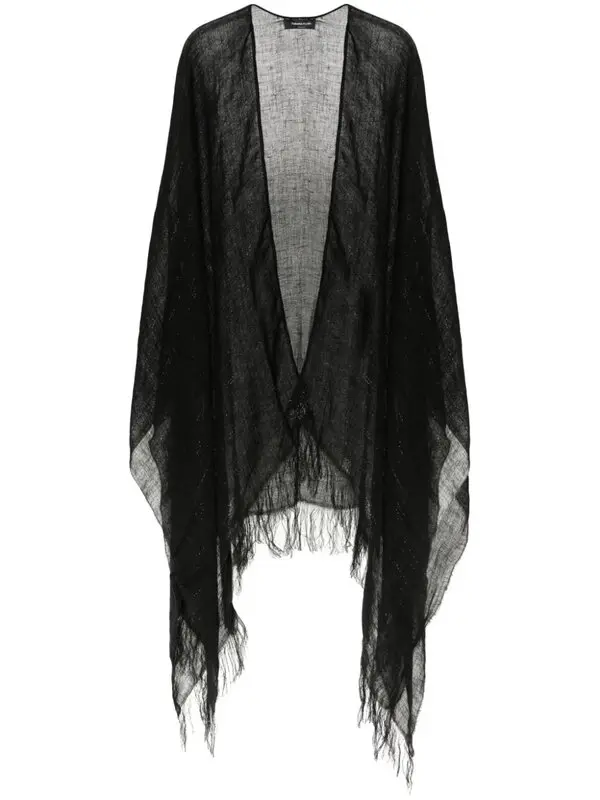 Fabiana Filippi Metallic-threading Cape