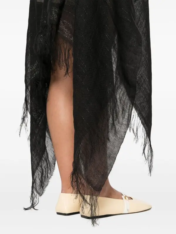 Fabiana Filippi Metallic-threading Cape
