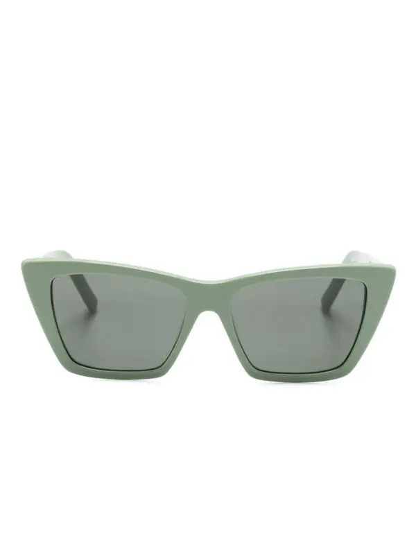 Saint Laurent Cat Eye Frame Sunglasses - Green