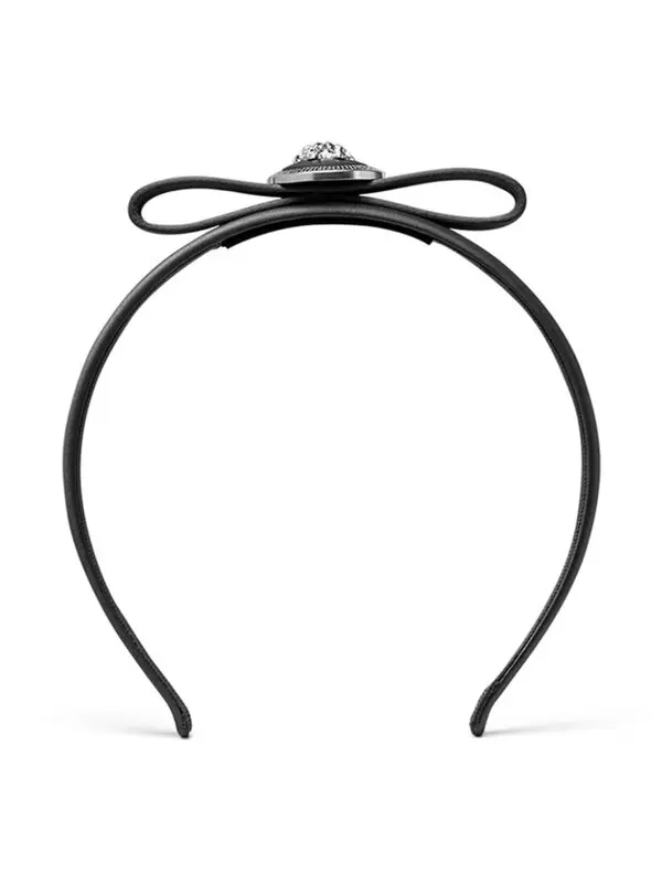Versace Ribbon Headband - Black