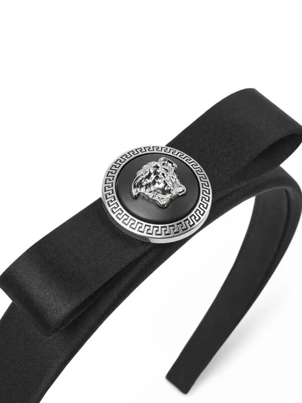 Versace Ribbon Headband - Black