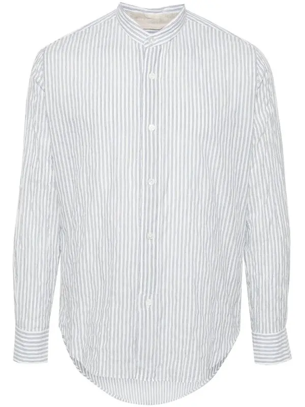 Eleventy Stripped Longsleeved Shirt