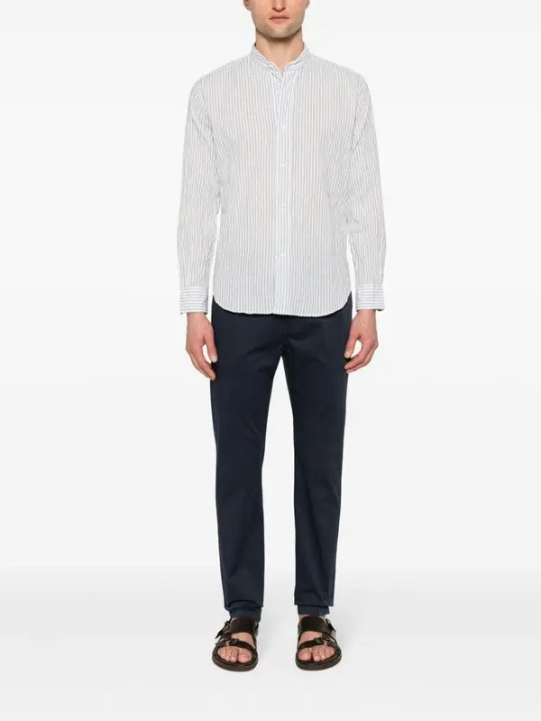 Eleventy Stripped Longsleeved Shirt