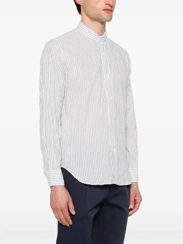 Eleventy Stripped Longsleeved Shirt