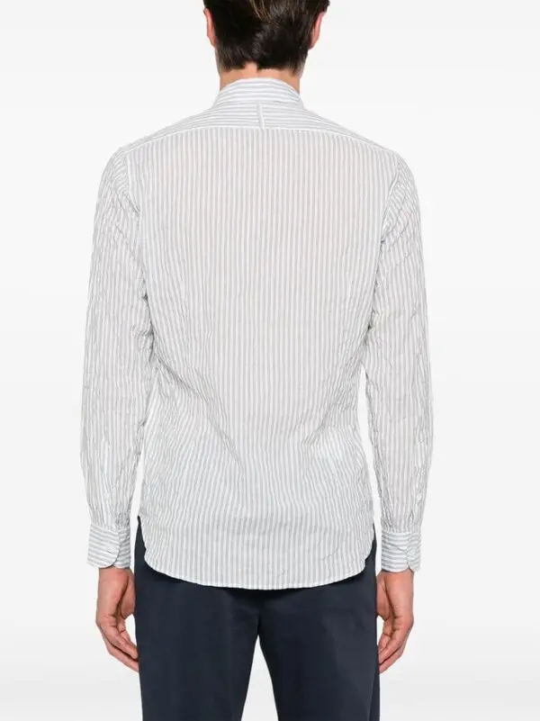 Eleventy Stripped Longsleeved Shirt