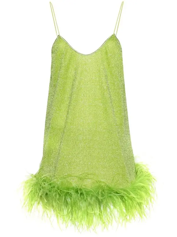 Oseree Lumière Plumage Minidress