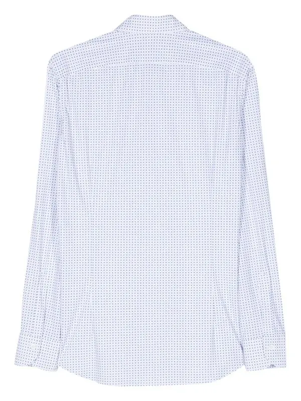 MAZZARELLI Geometric-pattern Shirt - White