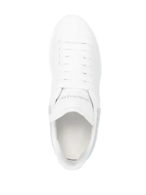 Alexander McQueen Iridescent-panel Leather Sneakers
