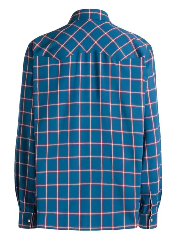Bally Logo-embroidered Plaid Shirt