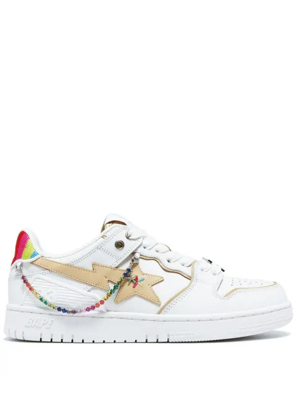 BAPY BY *A BATHING APE® Sk8 Sta Leather Sneakers