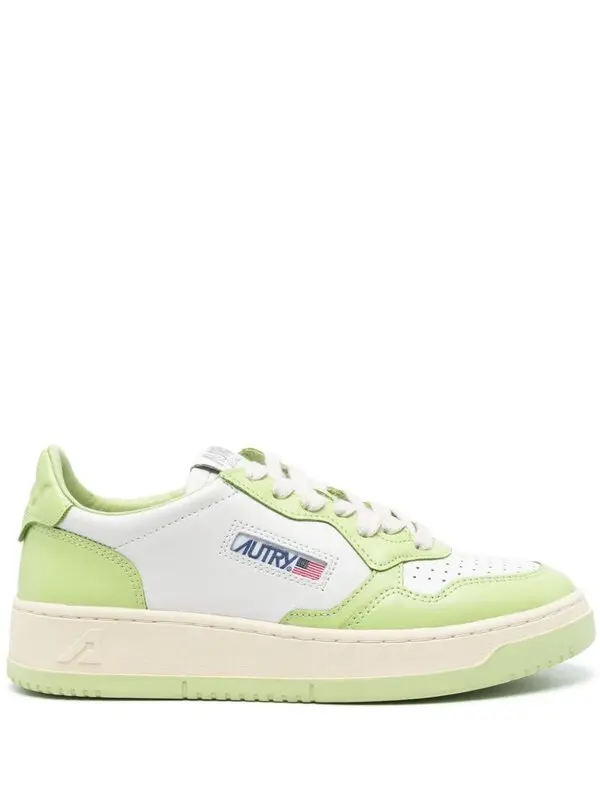 AUTRY Medalist Bicolor Leather Sneakers - White