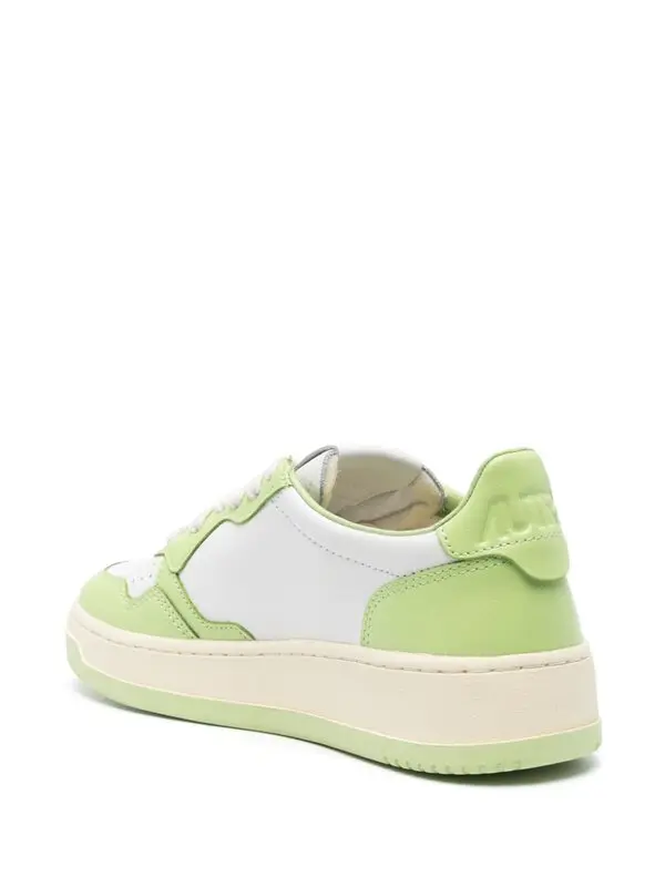 AUTRY Medalist Bicolor Leather Sneakers - White
