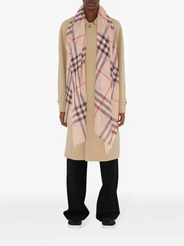Burberry Wide Check Woven Scarf - Neutrals