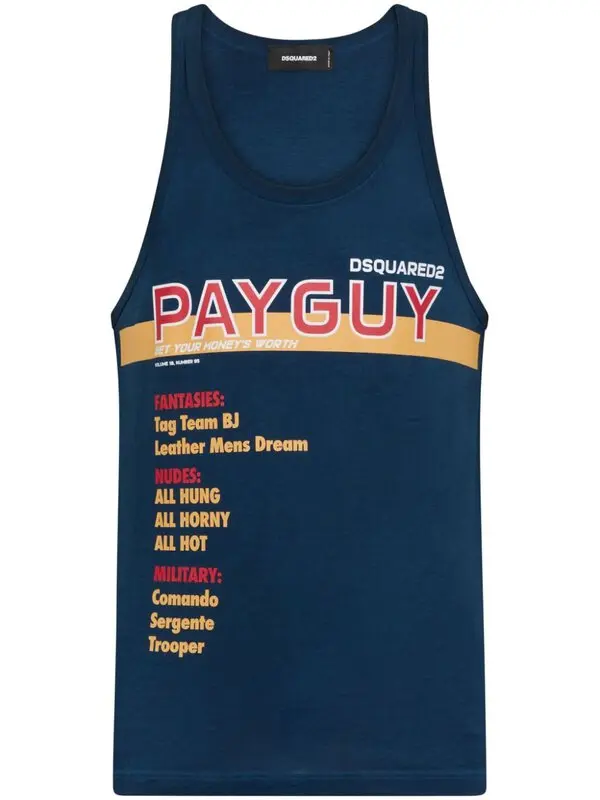 Dsquared2 Slogan-print Tank Top