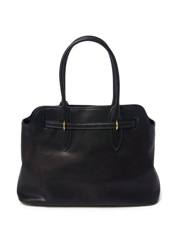 Miu Miu Medium Nappa Leather Tote Bag - Black