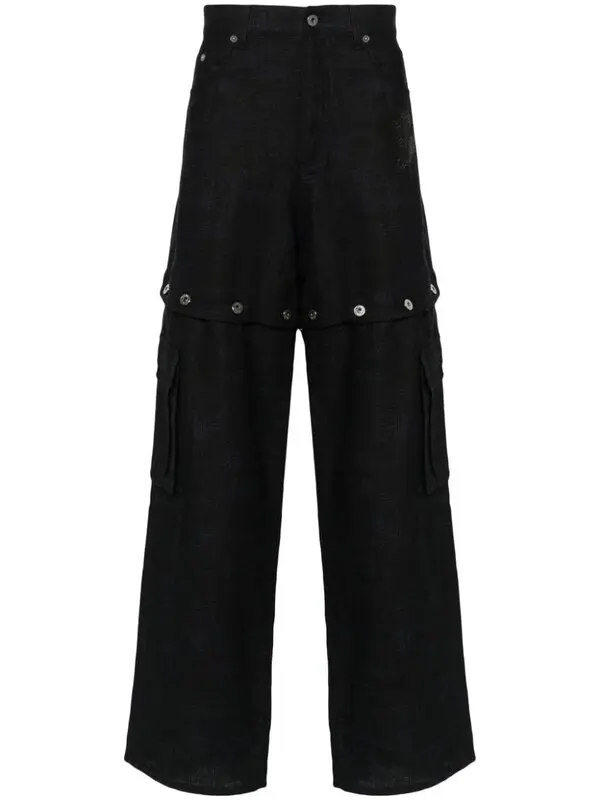 Off-White 90s Logo Straight-leg Cargo Trousers