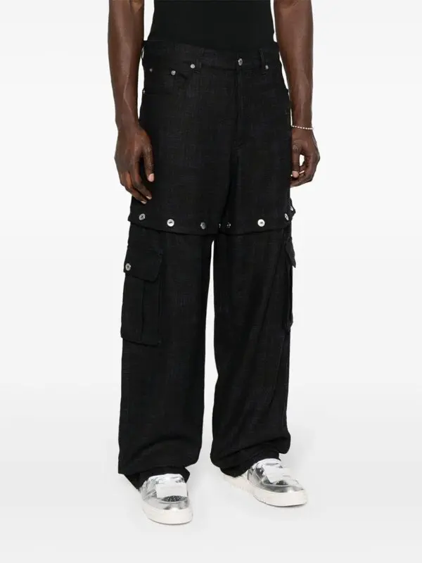 Off-White 90s Logo Straight-leg Cargo Trousers