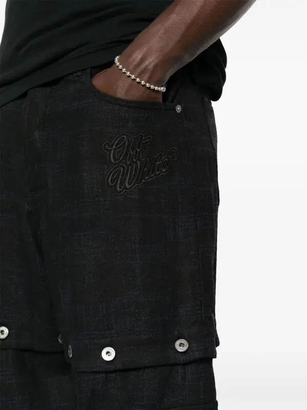 Off-White 90s Logo Straight-leg Cargo Trousers