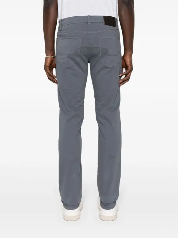 Brioni Chamonix Mid-rise Straight-leg Jeans - Grey