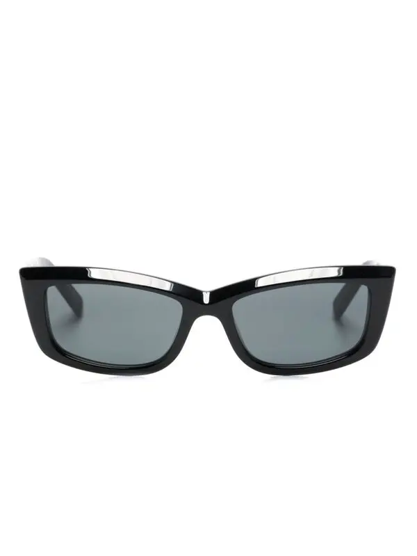 Saint Laurent Rectangle-frame Sunglasses - Black