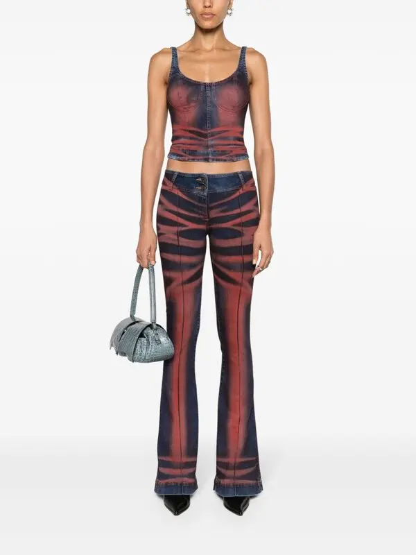 KNWLS Harley Denim Crop Top