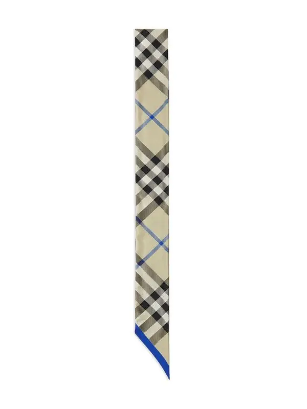 Burberry House Check Silk Scarf - Neutrals
