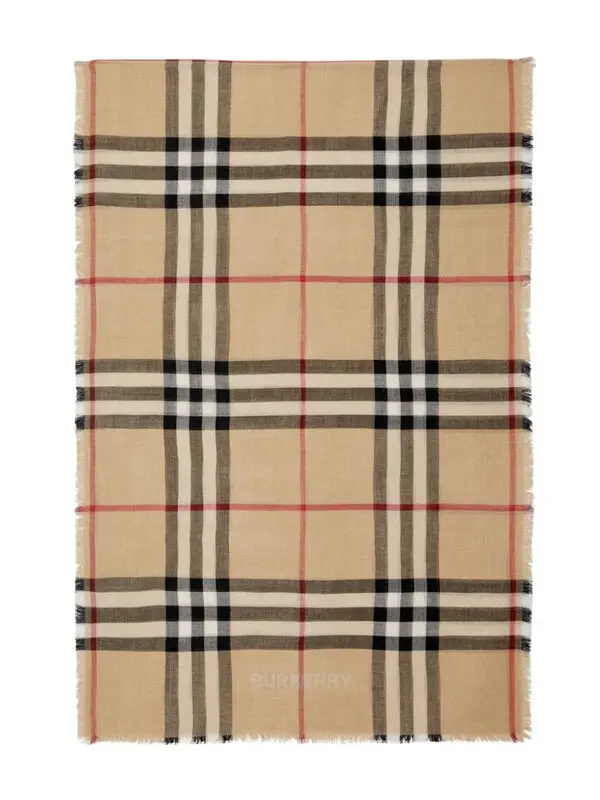 Burberry Reversible Check Scarf - Neutrals