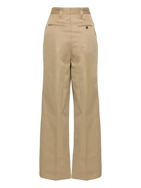 MAISON MARGIELA Pleat-detailed Twill Trousers